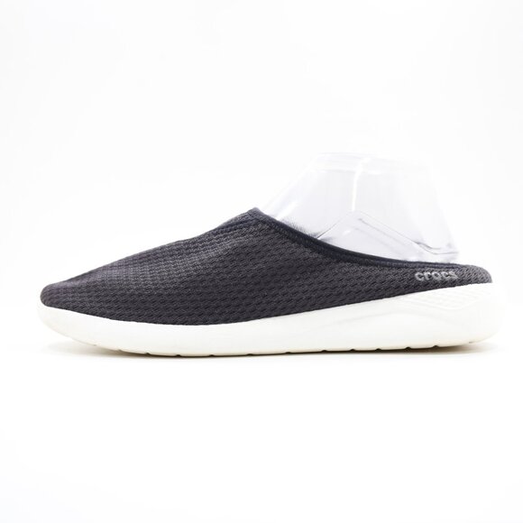 CROCS | Shoes | Crocs Literide Black Mesh Flat Lightweight Mules Womens ...